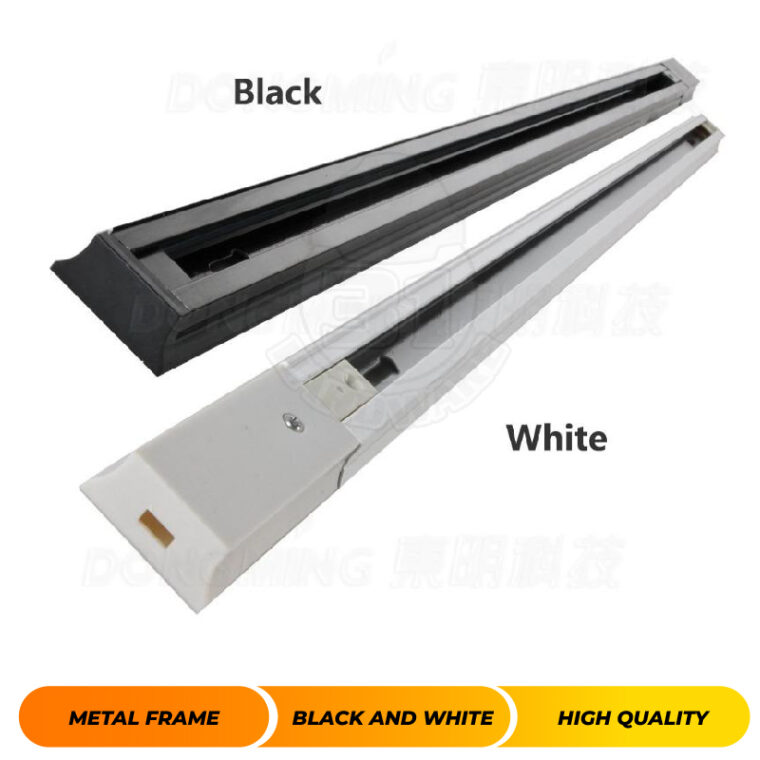 TRACK LIGHT RAIL CONNECTOR BLACK/WHITE TRACK LIGHT JOINT - 31 Hardware